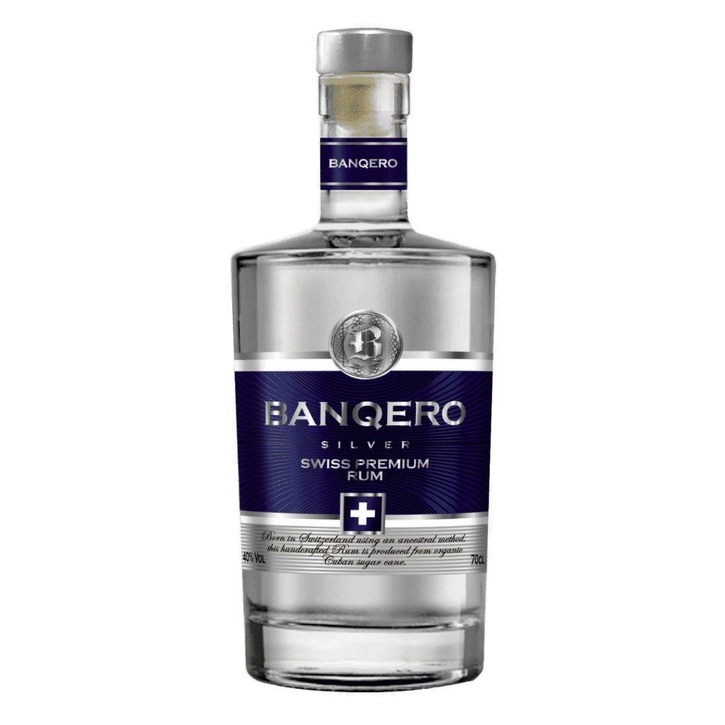 Rhum Blanc de fabrication 100% Suisse - BANQERO Silver